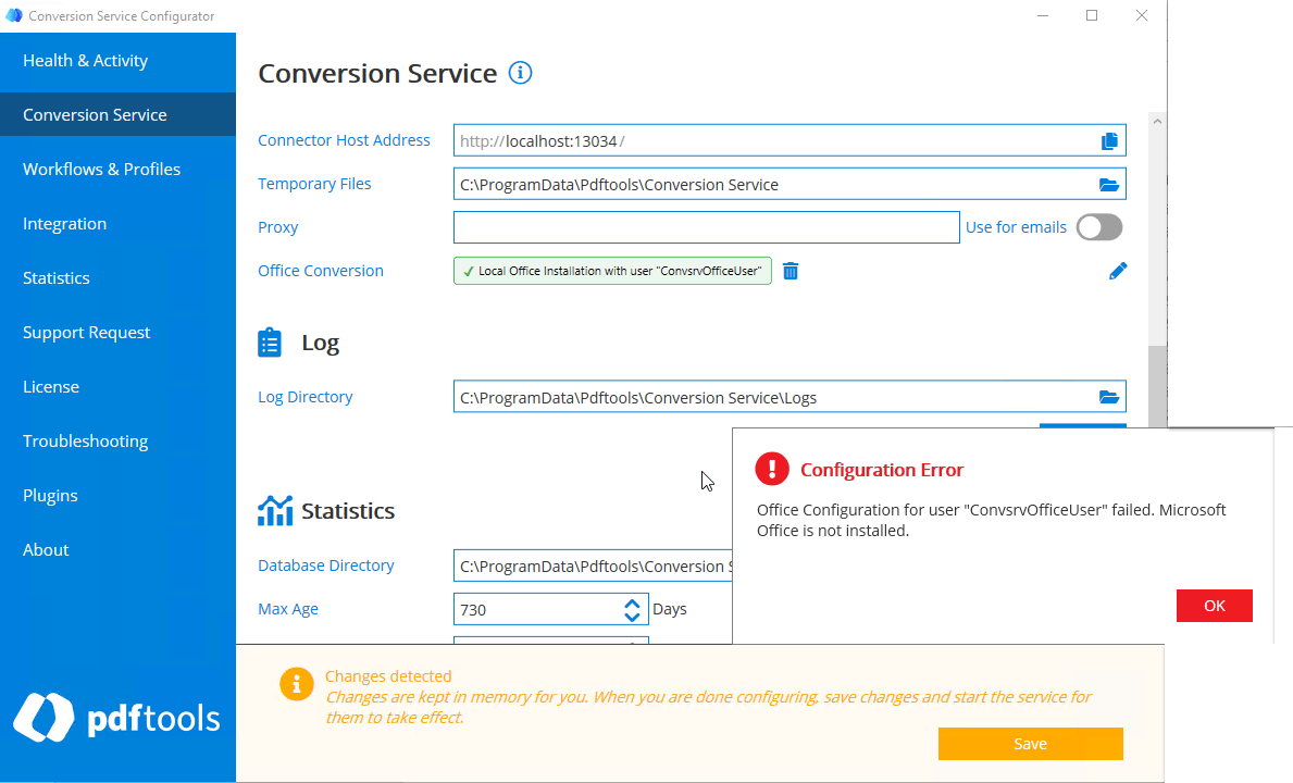 Troubleshooting Microsoft Office file conversion | Pdftools Developer ...